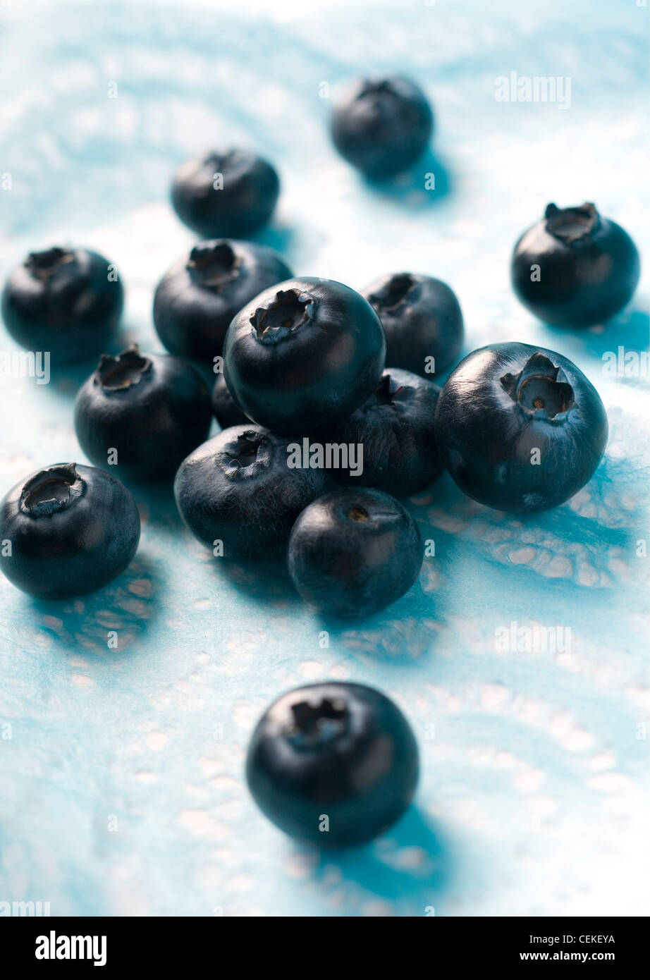 Close up of fresh blueberries Stock Photo - Alamy