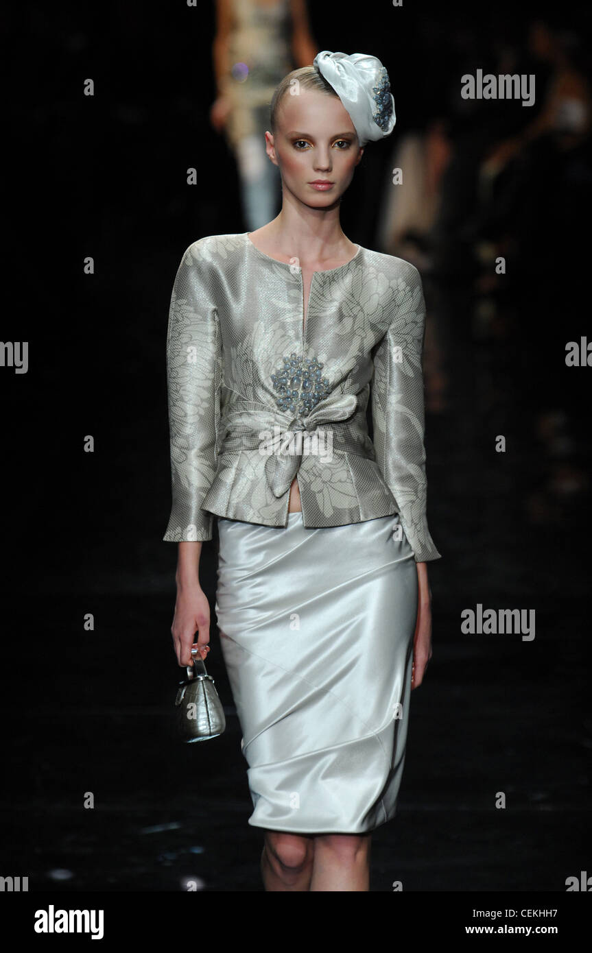 Paris Haute Couture Armani Prive Spring Summer Model Serafima blonde ...