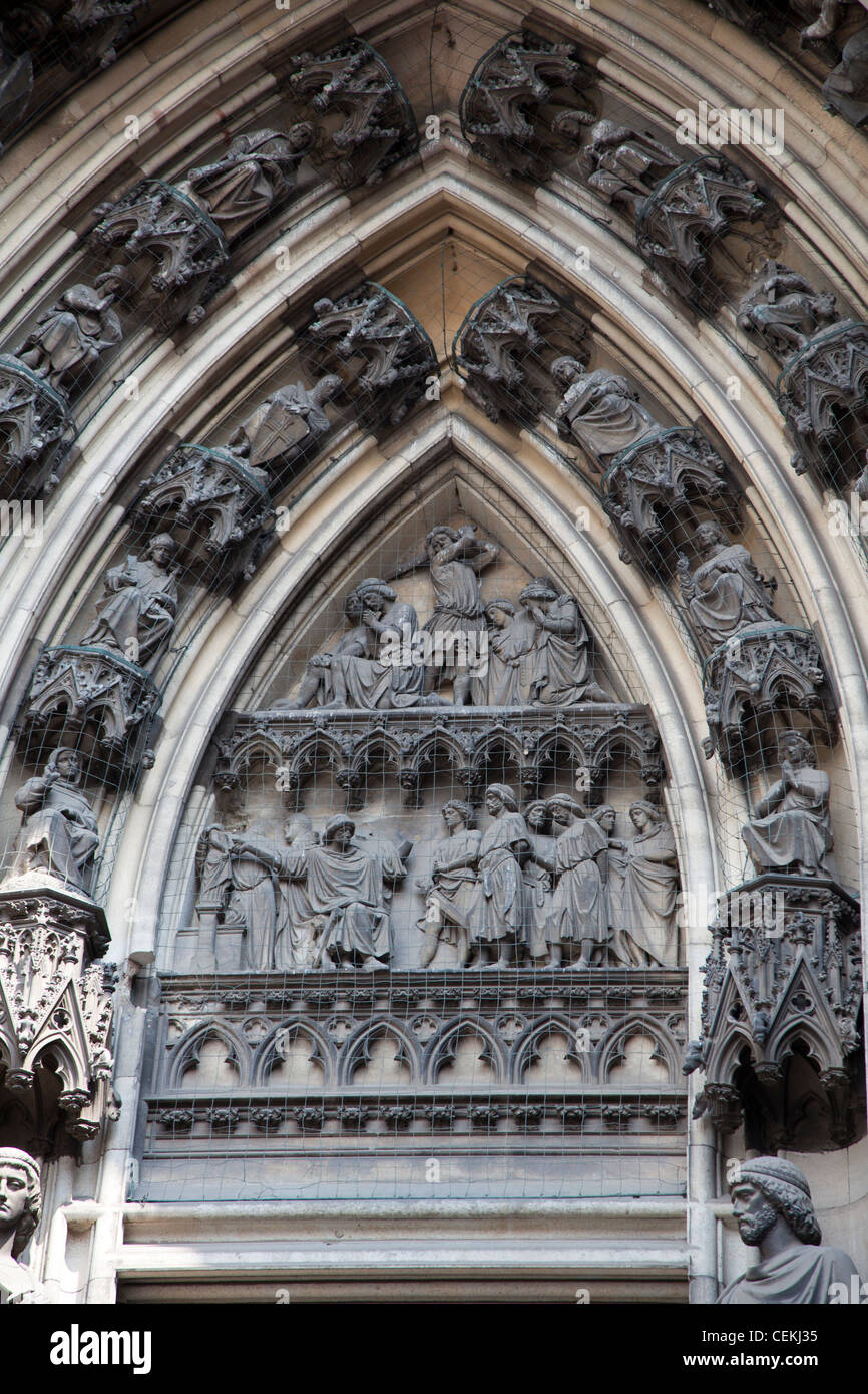 Germany, Cologne, Cologne Cathedral, Portal of Gereon, Pointed ...