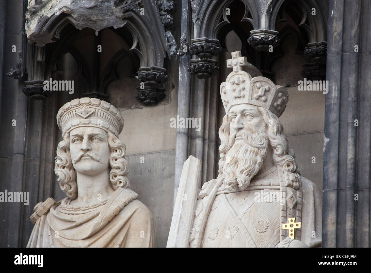 Germany, Cologne, Cologne Cathedral, West Facade, Jambs Stock Photo - Alamy