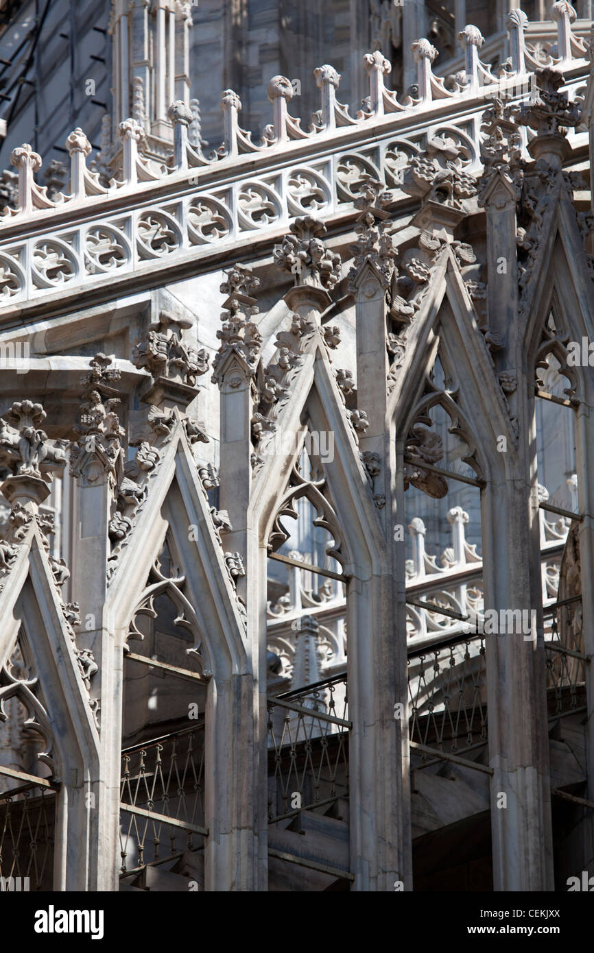 Duomo di milano cathedral spire hi-res stock photography and images - Alamy