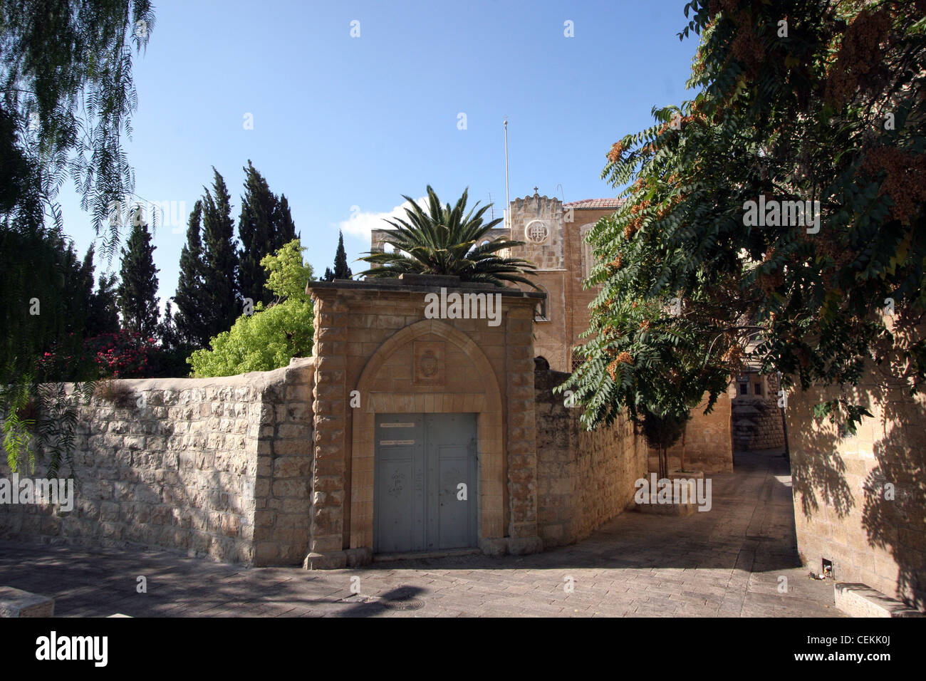 Franciscan monastery in Jerusalem Stock Photo - Alamy