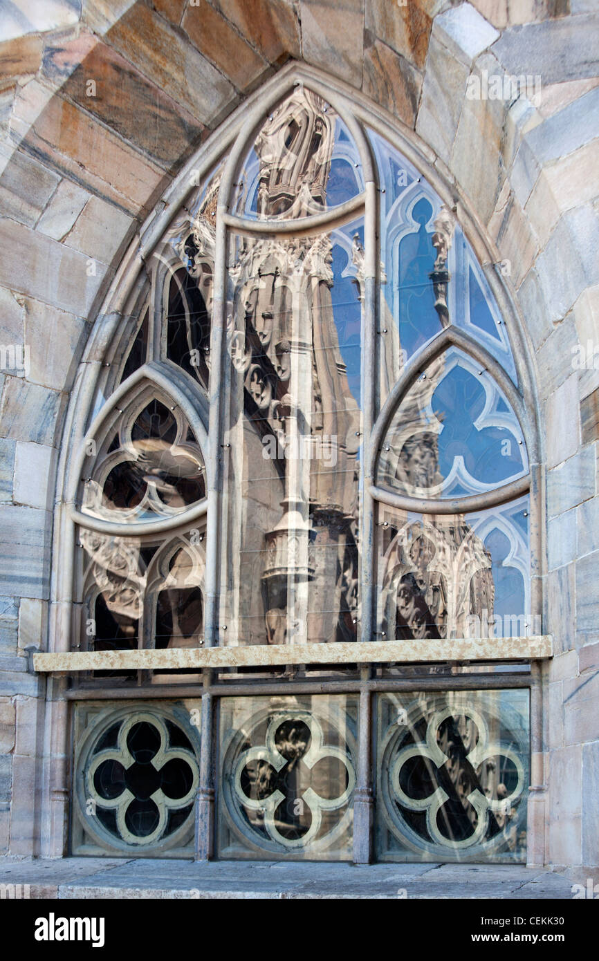 Italy, Milan, Milan Cathedral, Windows Stock Photo - Alamy