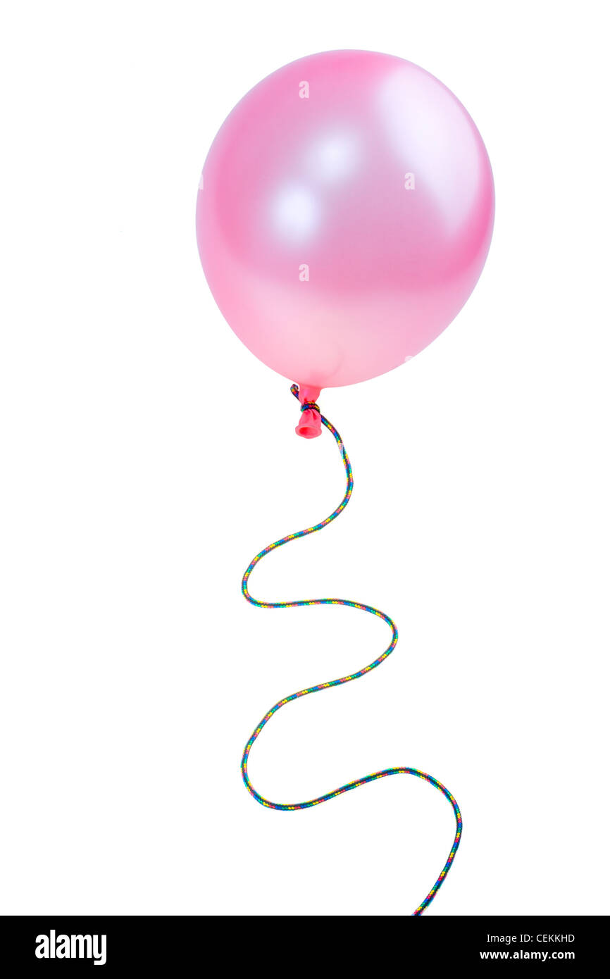 Pink balloon isolated Stock Photo - Alamy