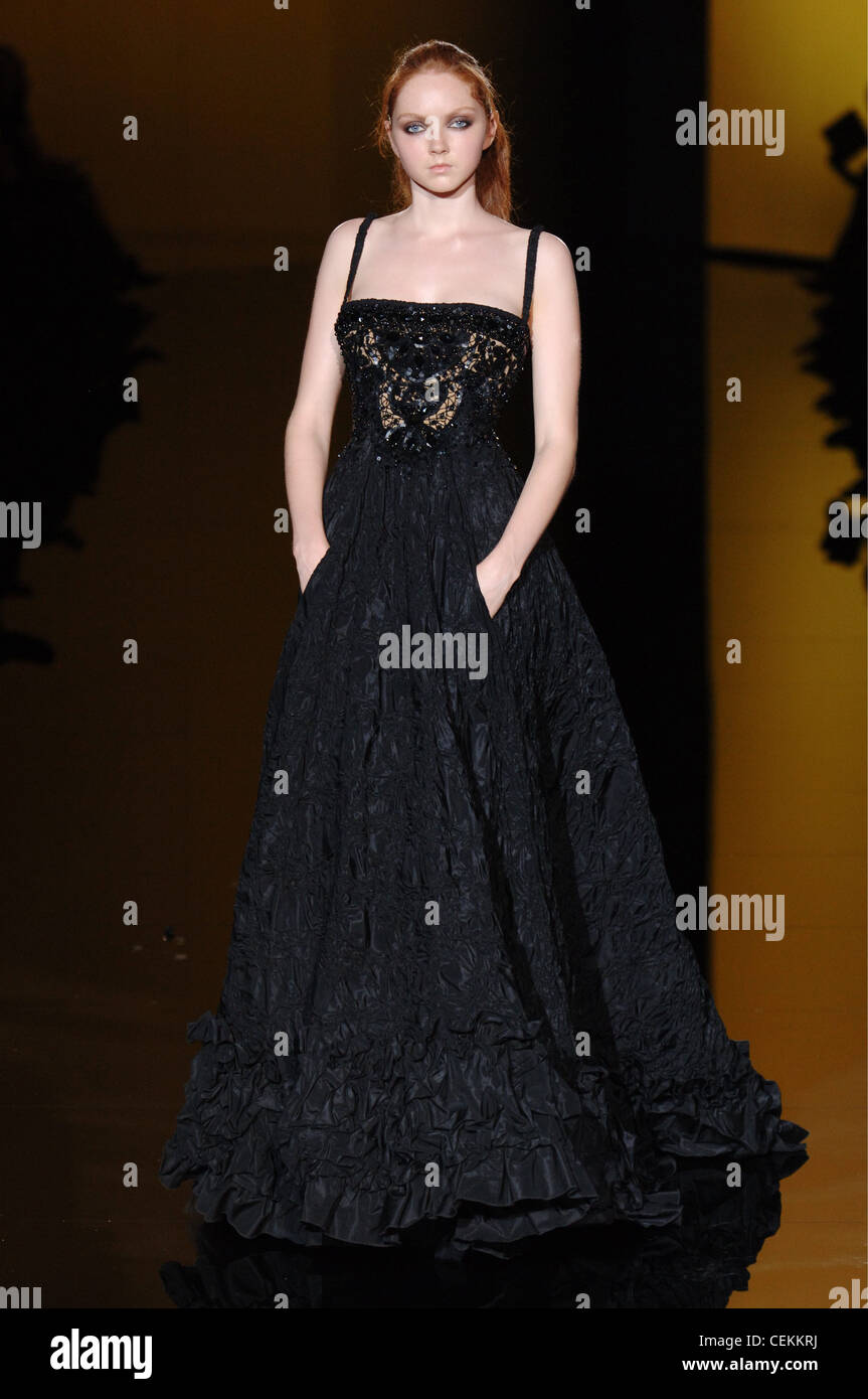 Elie Saab Paris Haute Couture Autumn Winter Female model Lily Cole ...