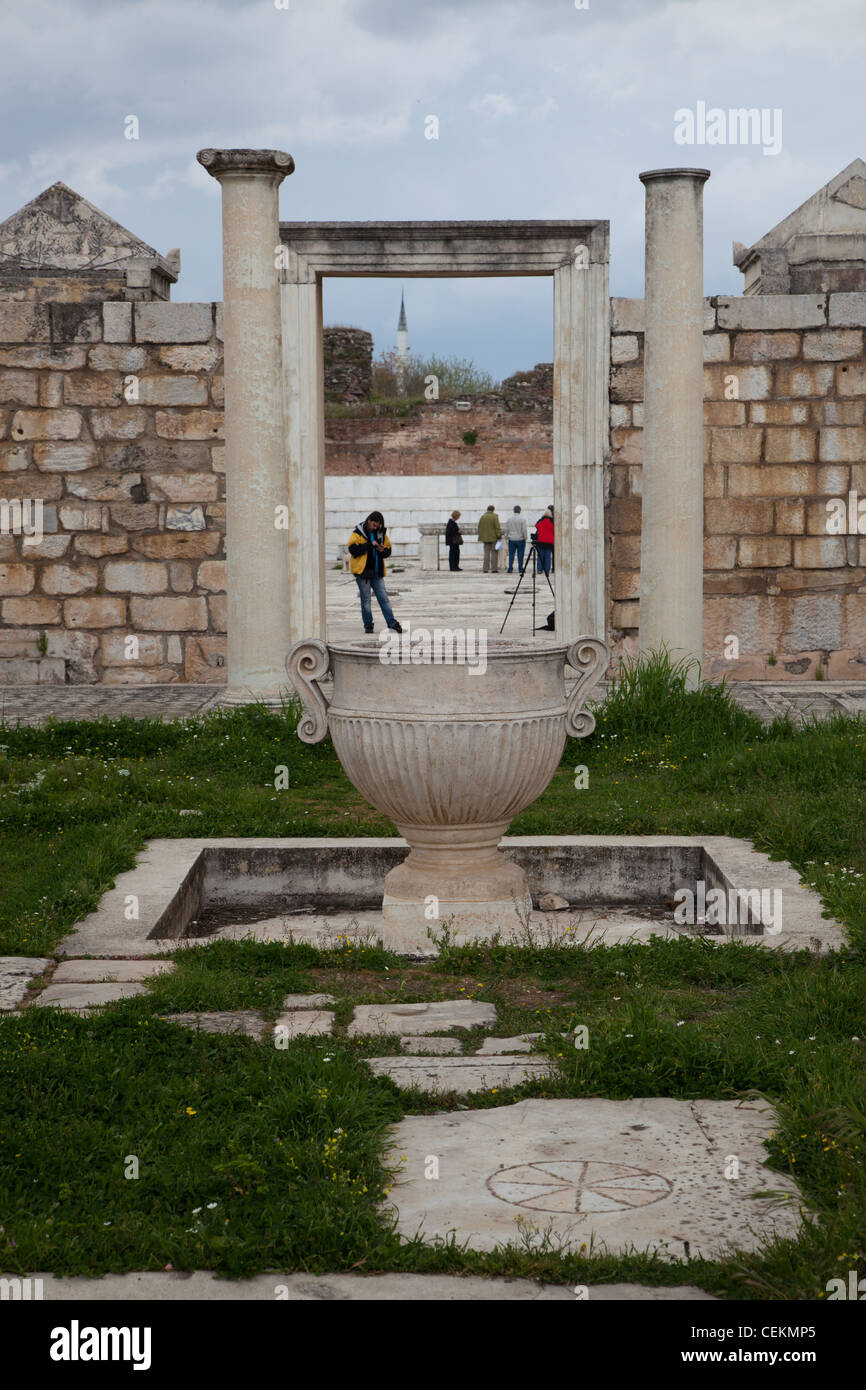 Turkey, Sardis, Synagogue, Main Entrance Stock Photo - Alamy