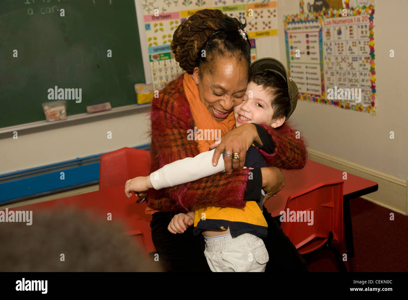 Preschool classroom hug hi-res stock photography and images - Alamy