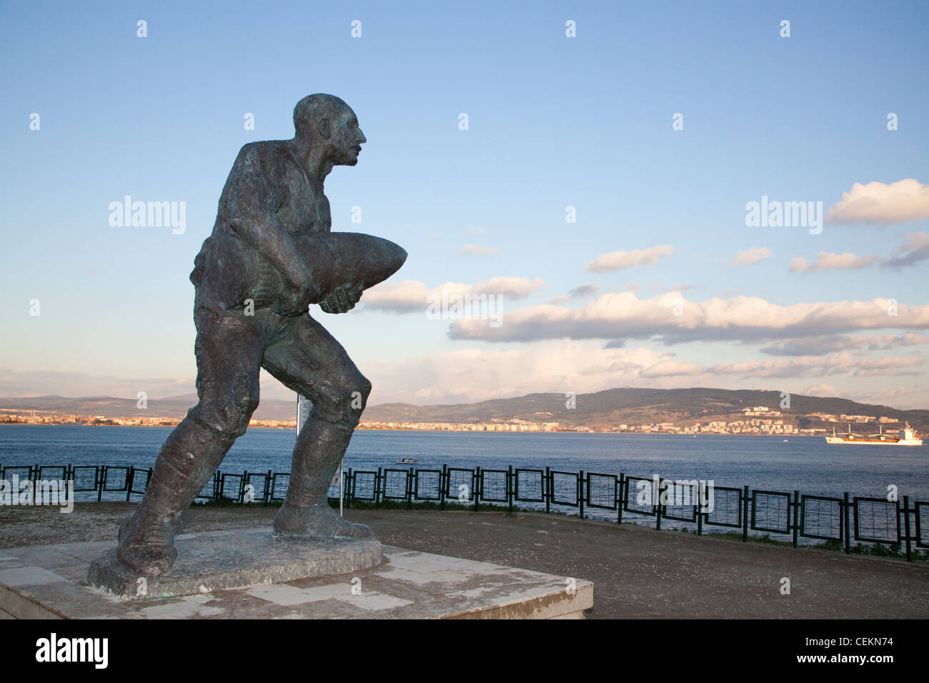 Turkey, Gallipoli, Canakkale, The Corporal Seyit Memorial Stock Photo ...
