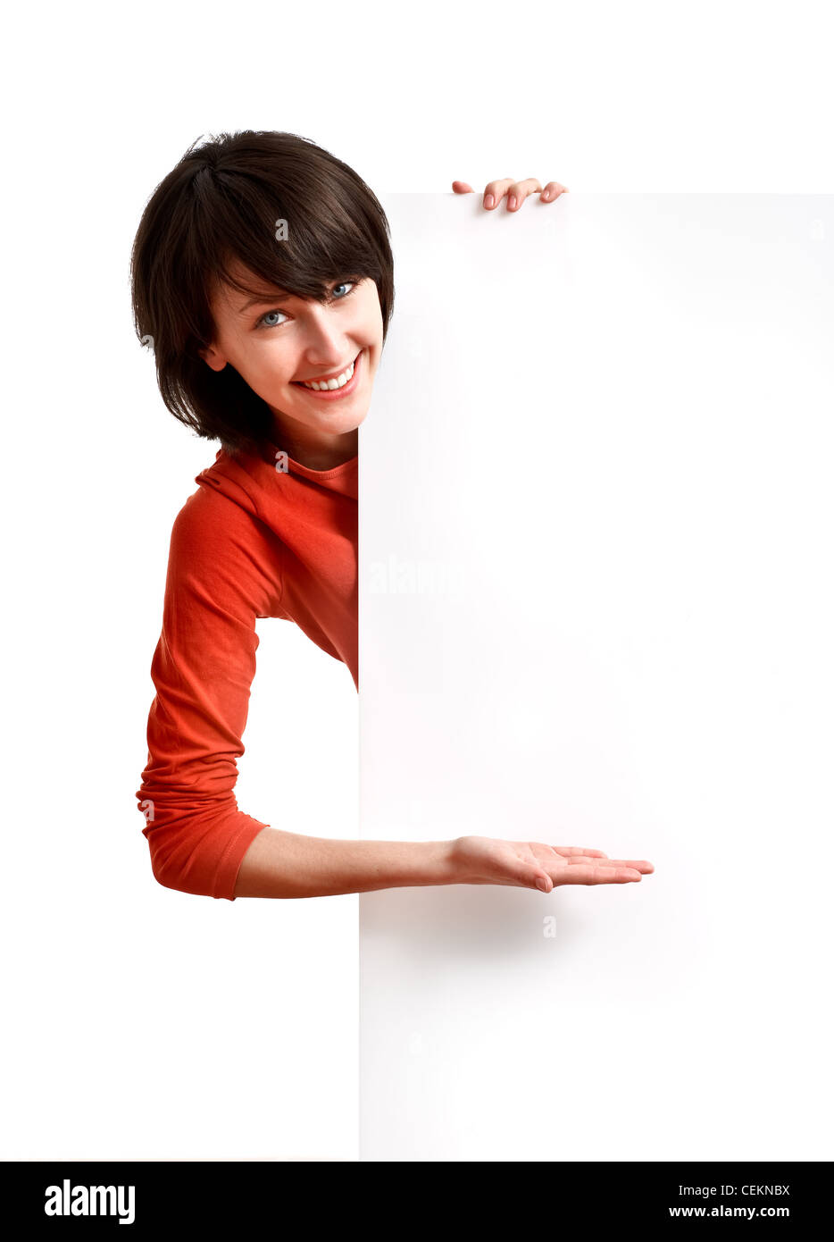 Empty White Board Girl High Resolution Stock Photography and Images - Alamy