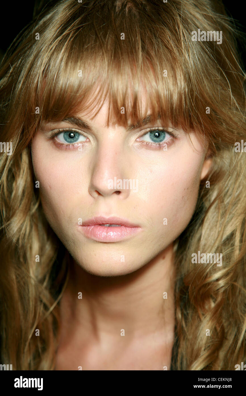 Preen Backstage New York Ready to Wear Spring Summer Head shot of ...