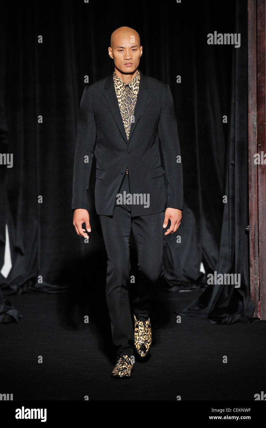 Givenchy Paris Ready to Wear Menswear Spring Summer 2011 Leopard print ...