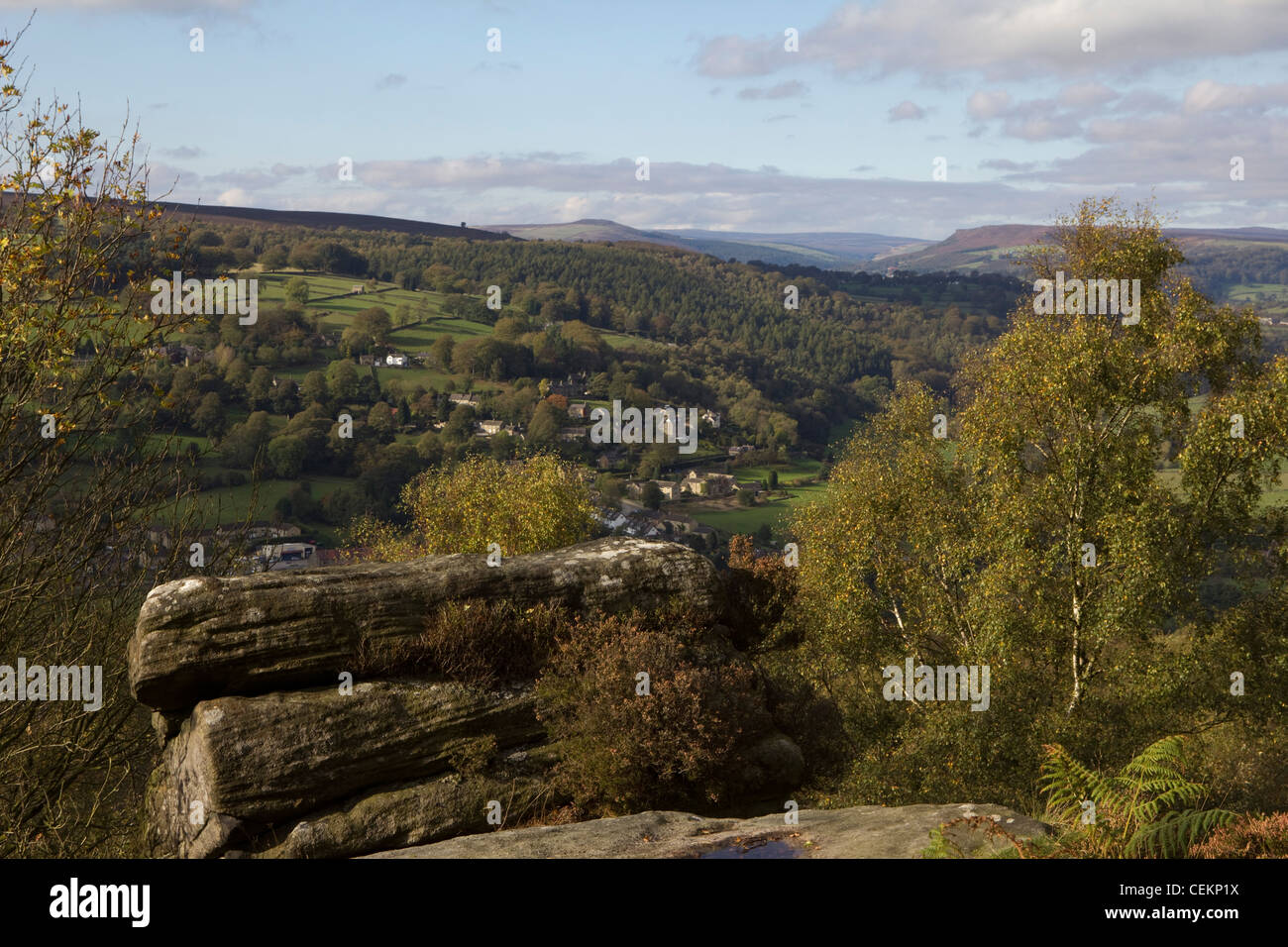 Froggatt edge peak district hi-res stock photography and images - Alamy