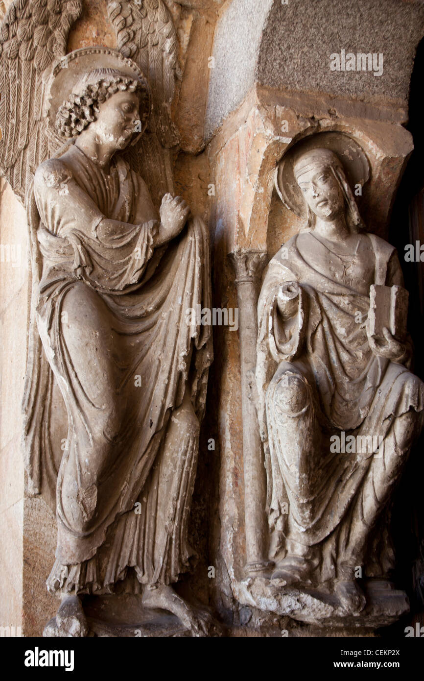 Spain, Avila (UNESCO World Heritage Site), Basilica de San Vicente ...