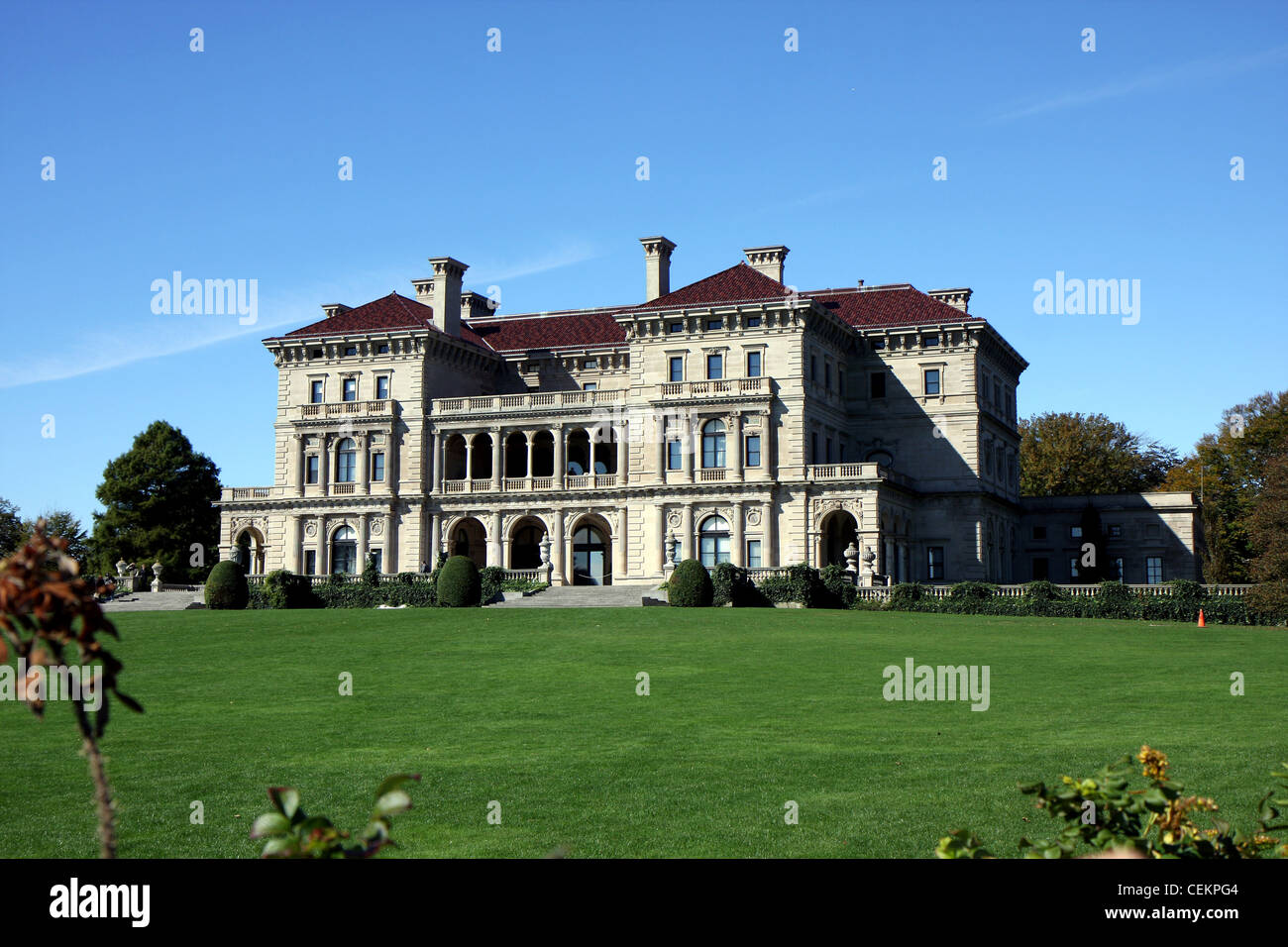 Mansion in Newport, Rhode Island Stock Photo - Alamy