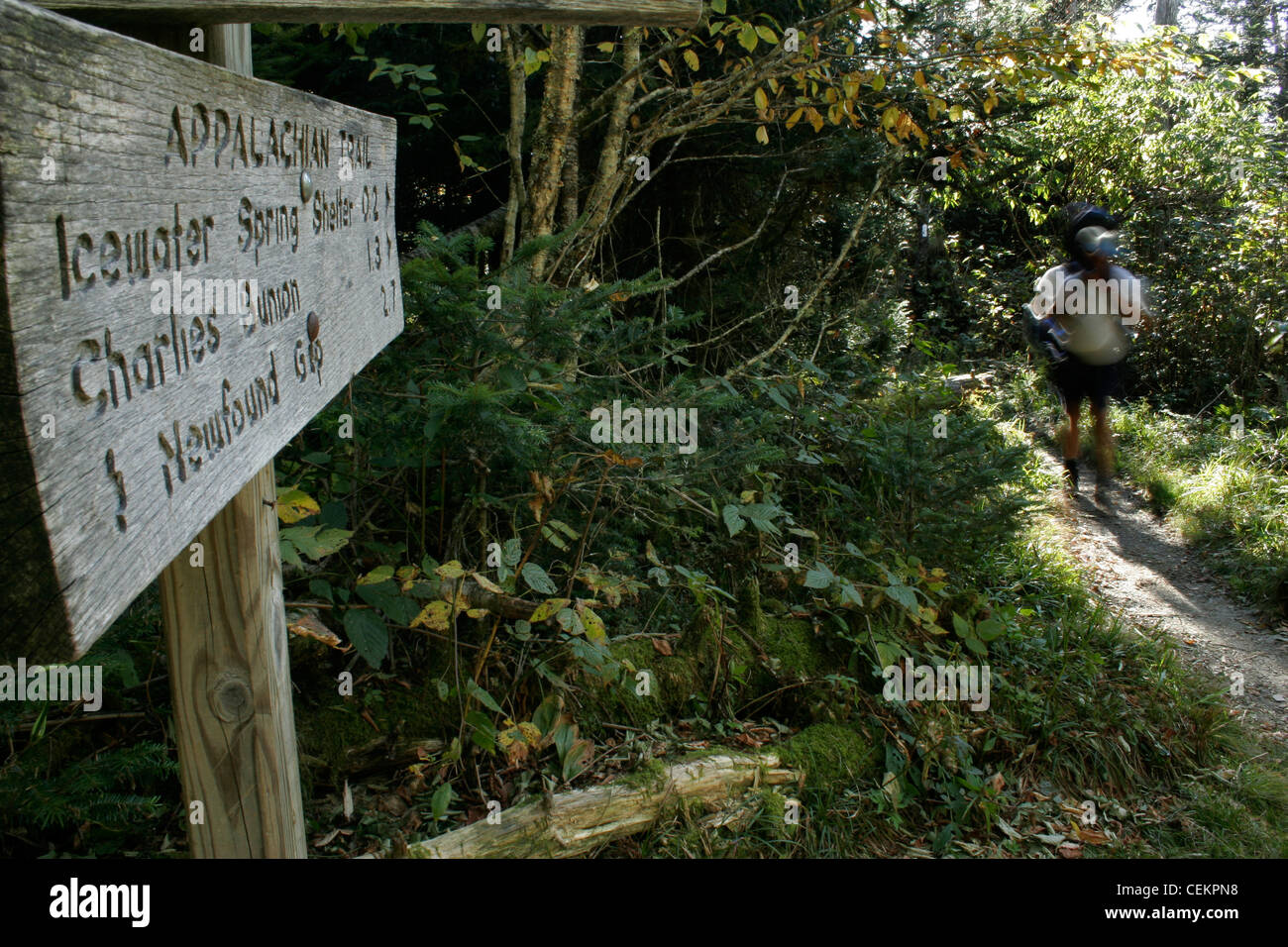 Appalachian mountains trail sign hi-res stock photography and images ...