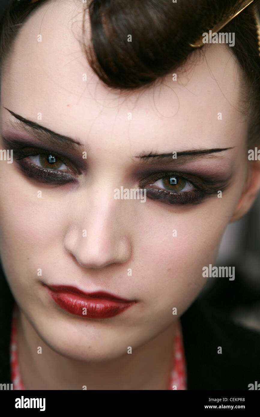 Goth Drawn On Eyebrows