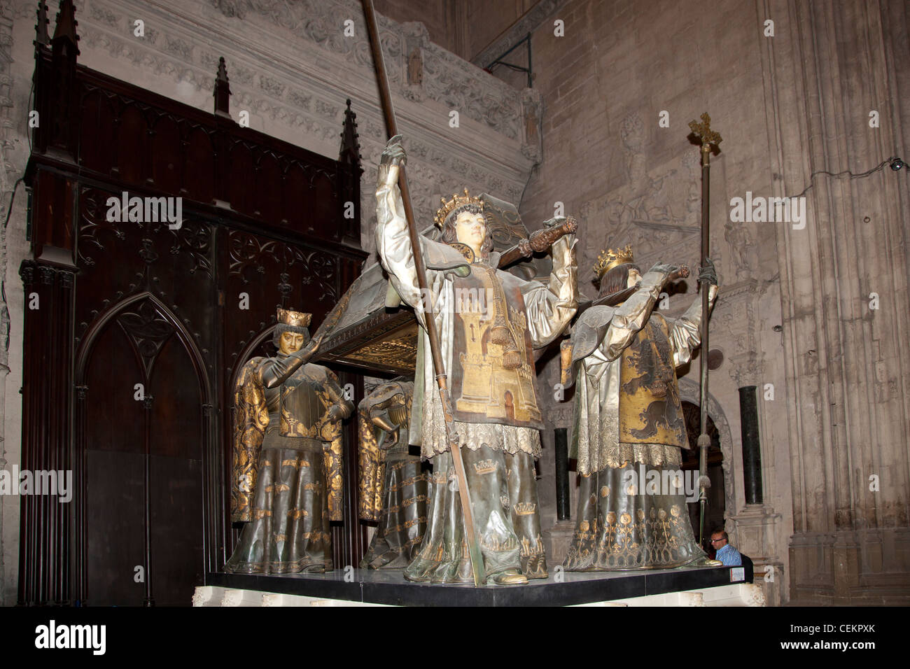 Seville spain grave christopher columbus hi-res stock photography and ...