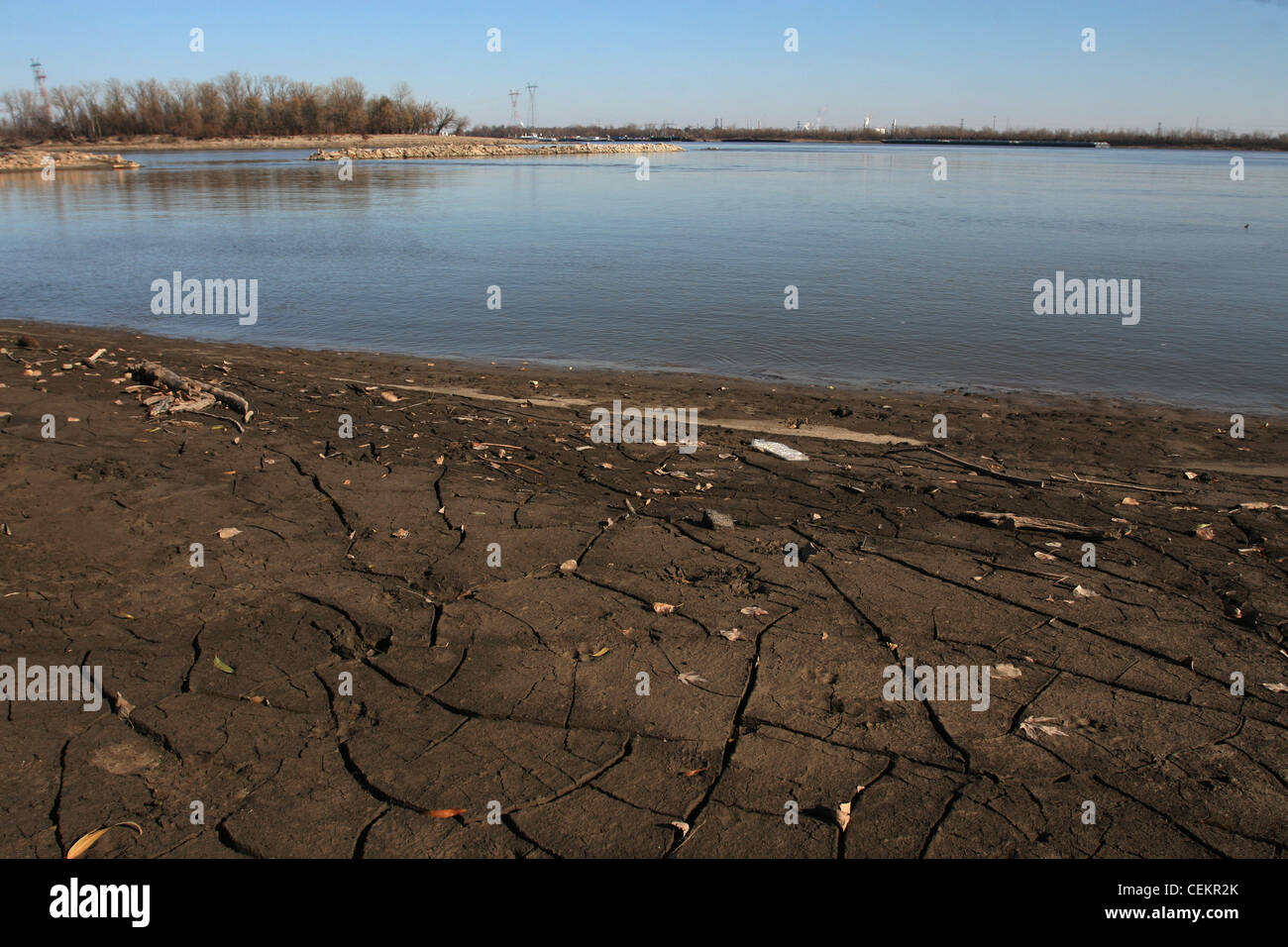 Columbia Bottom Conservation Area Missouri river mouth and Mississippi ...