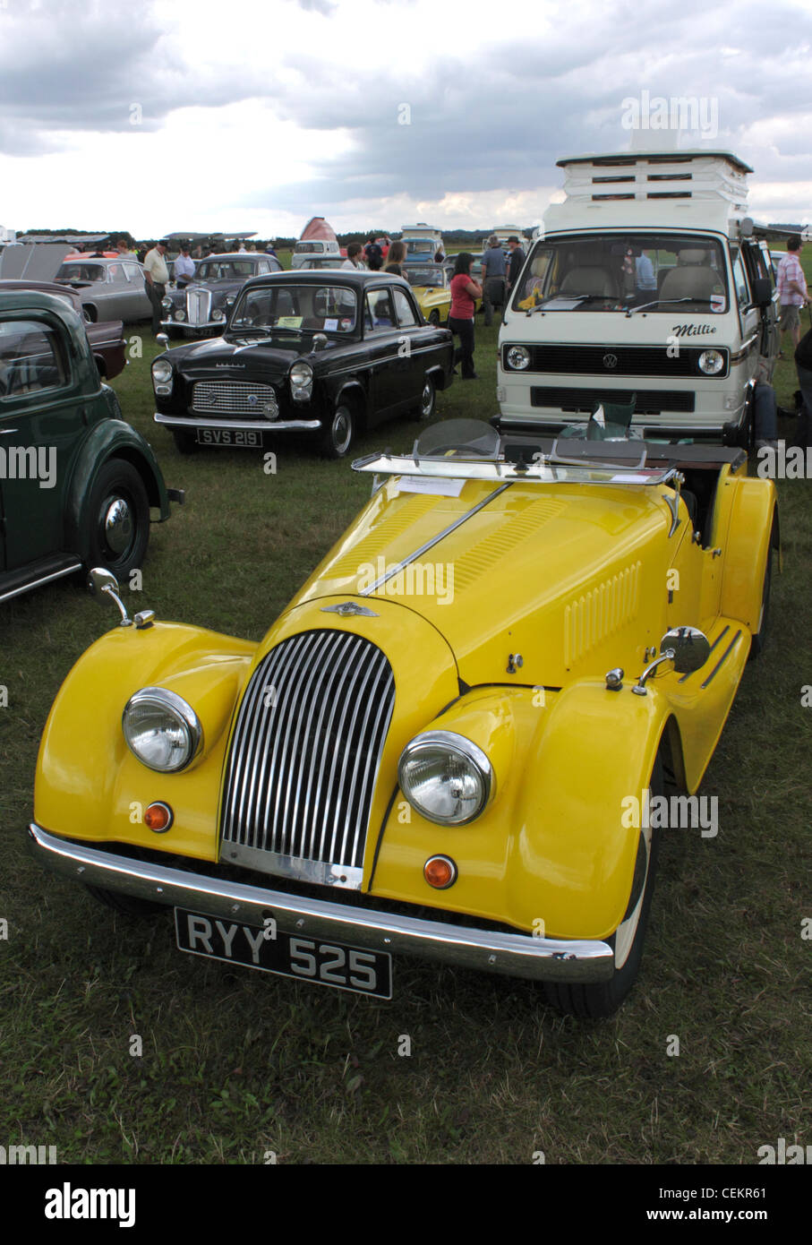 Morgan Plus 4 classic sports car at White Waltham Retro Festival ...