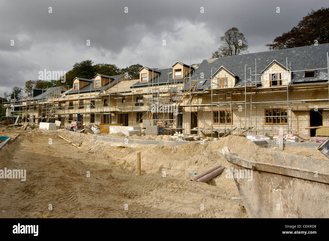 abandoned housing development Stock Photo - Alamy