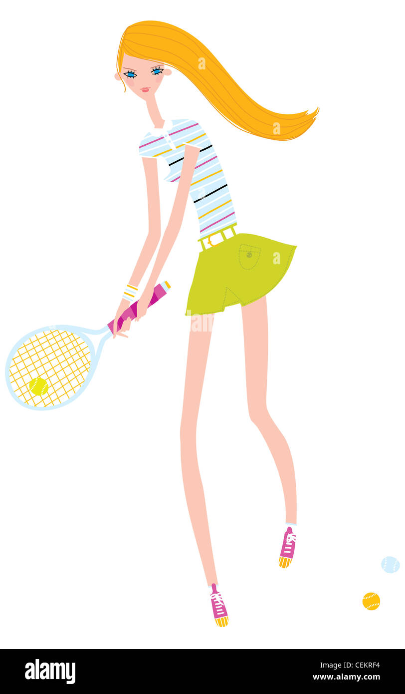 Female outdoors full length Cut Out Stock Images & Pictures - Alamy