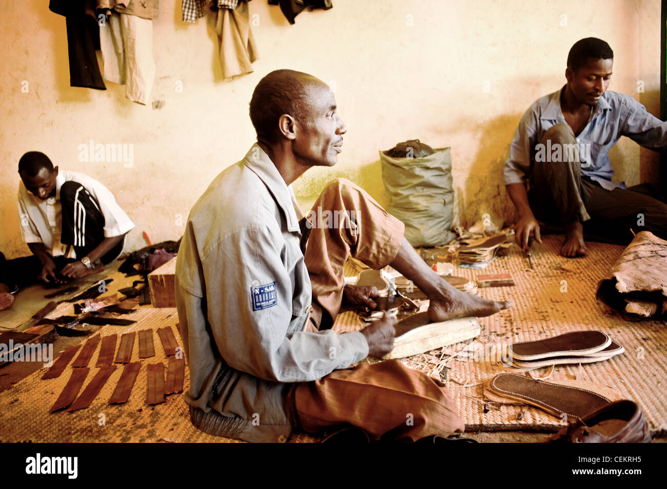 Leather workers hi-res stock photography and images - Alamy