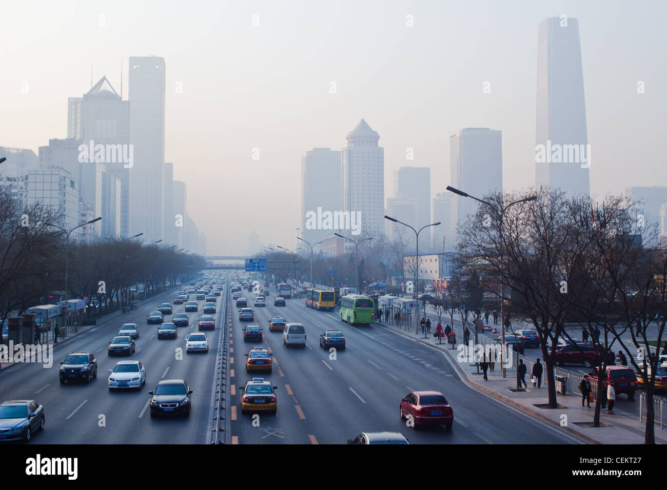 The traffic of Beijing Stock Photo - Alamy