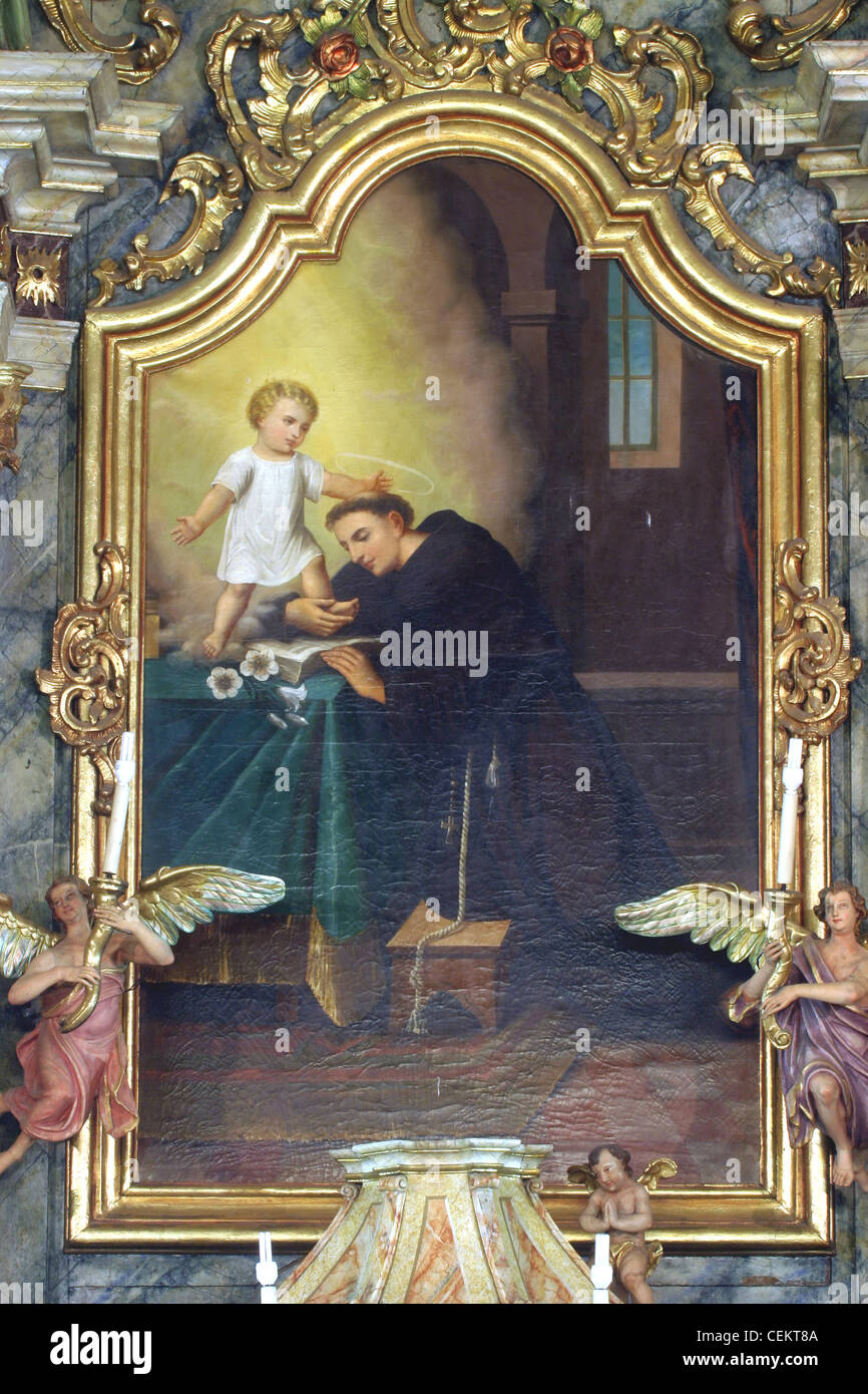 Saint Anthony of Padua Stock Photo - Alamy