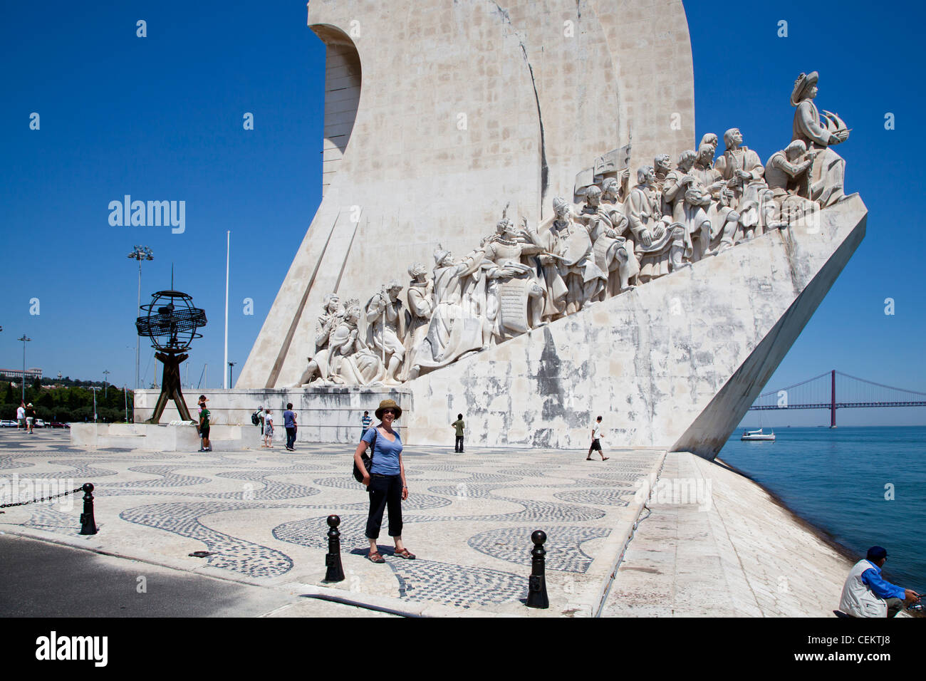 Portugal, Lisbon, Santa Maria de Belem, Monument To The Discoveries ...