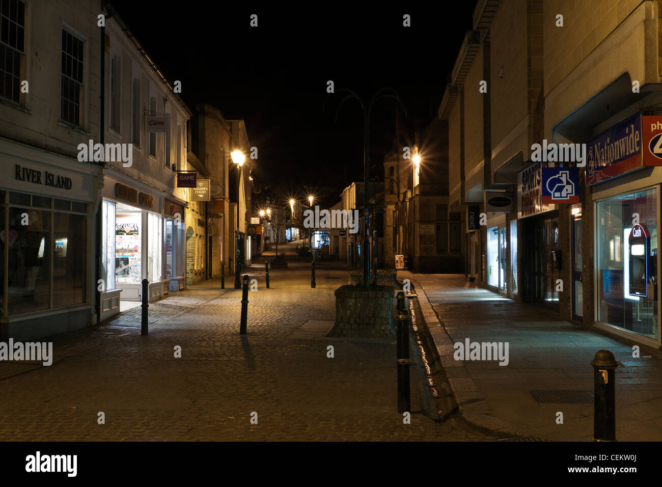 truro at night Stock Photo - Alamy