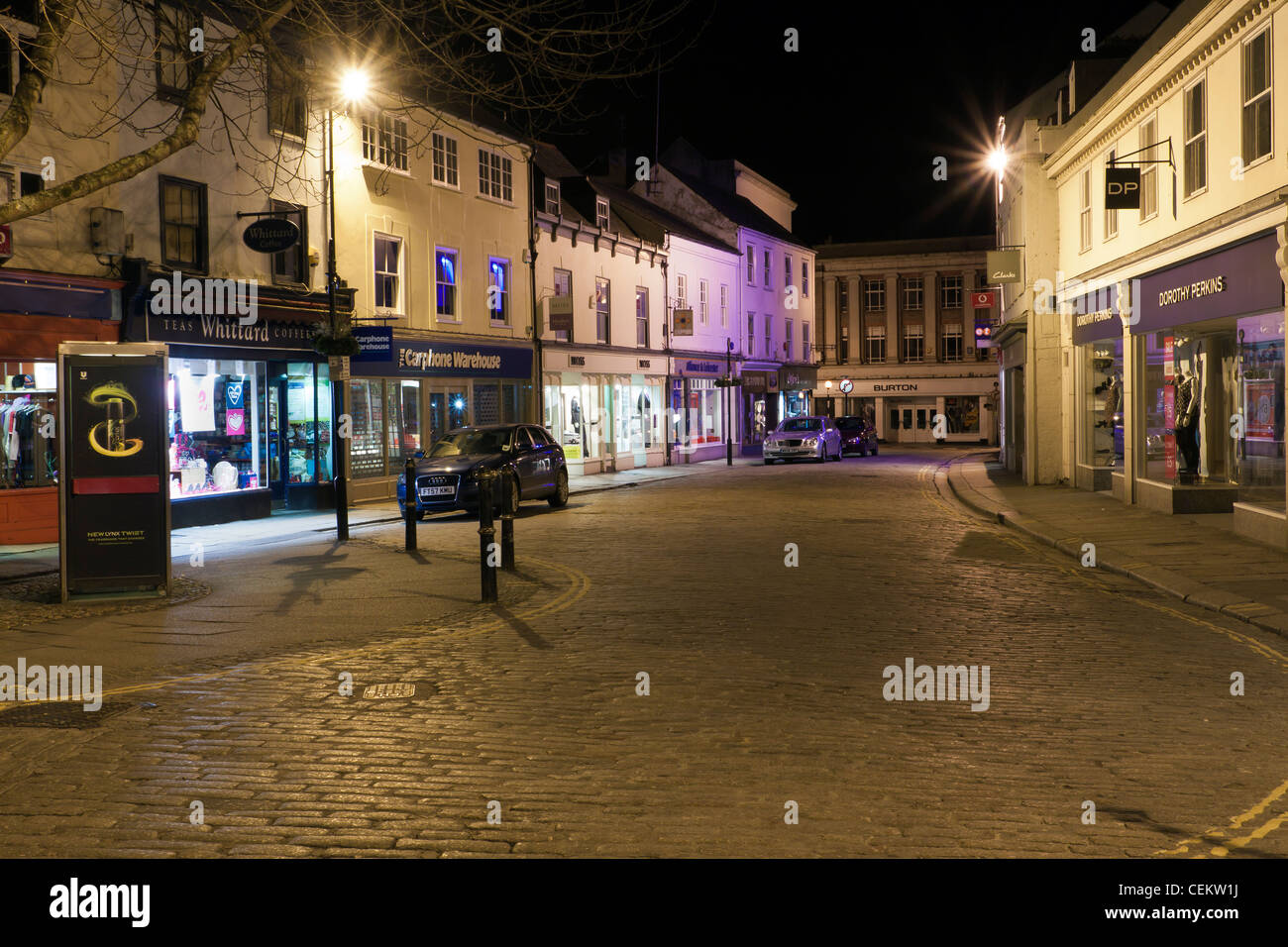 truro at night Stock Photo - Alamy