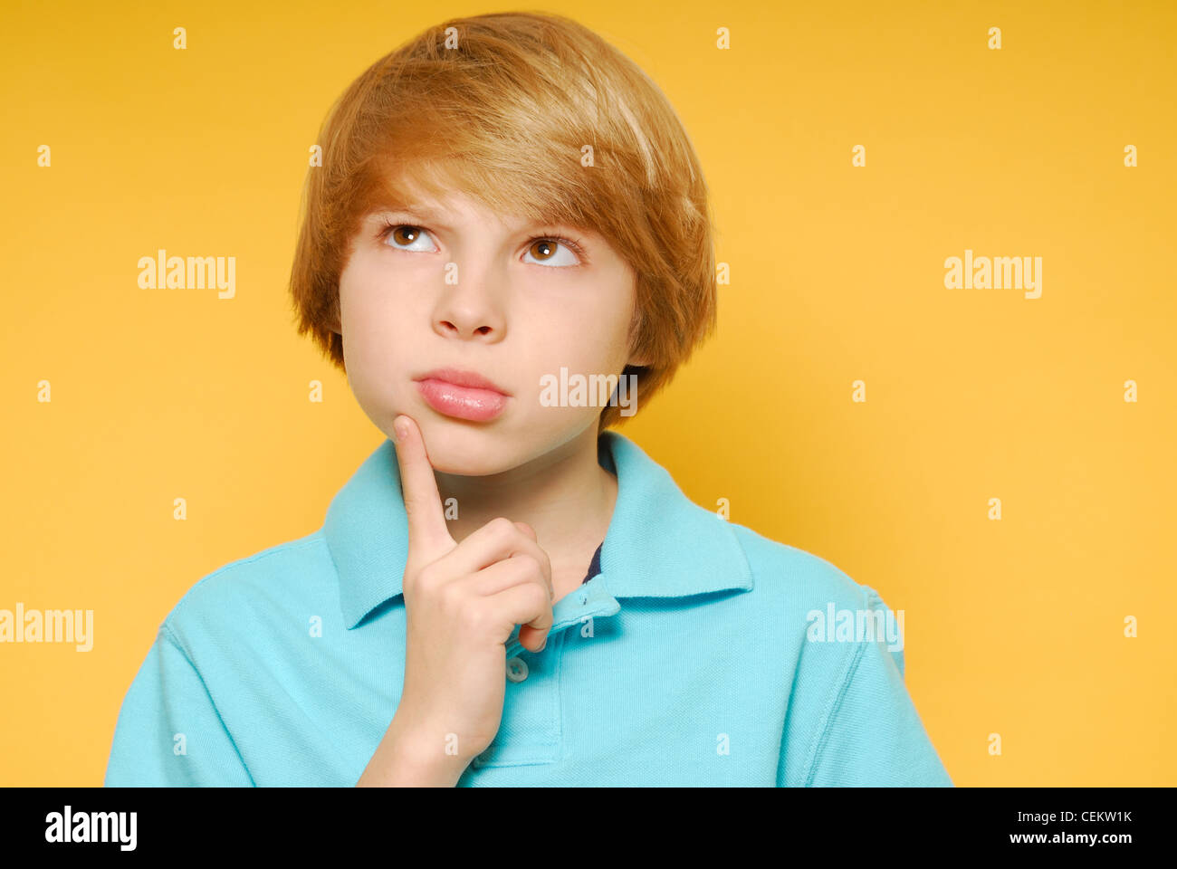 11 year old boy blonde hi-res stock photography and images - Alamy