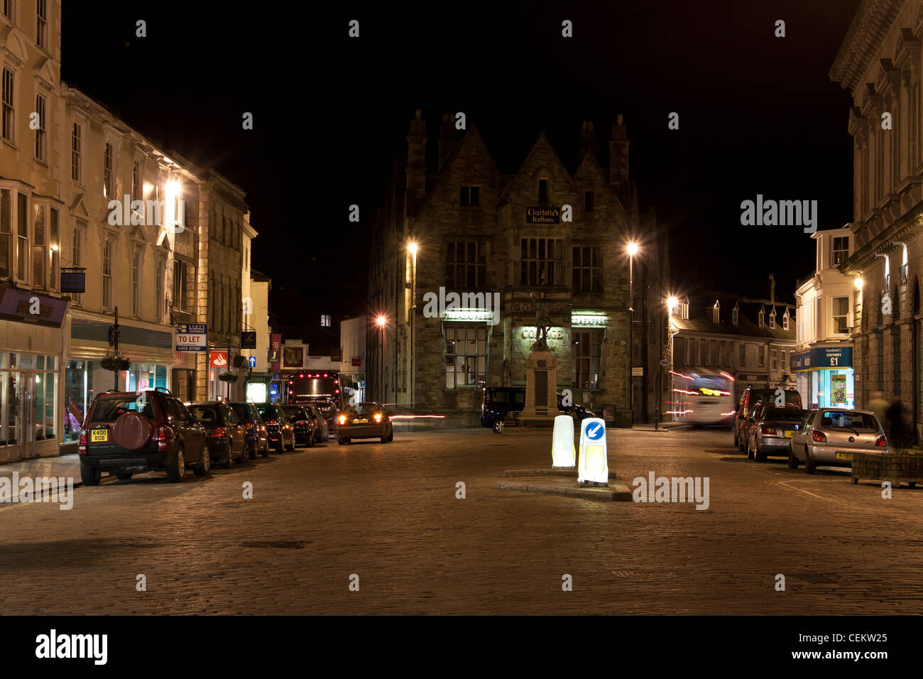 truro at night Stock Photo - Alamy