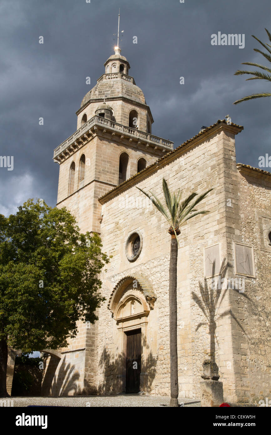 Church in Montuiri village Majorca Mallorca Spain Stock Photo - Alamy
