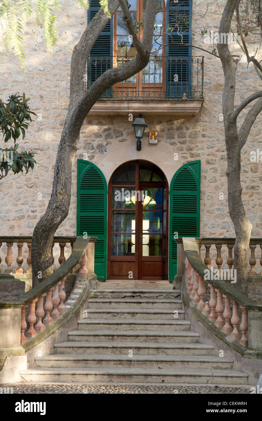 typical house architecture Artà town Majorca Mallorca Balearic Spain ...