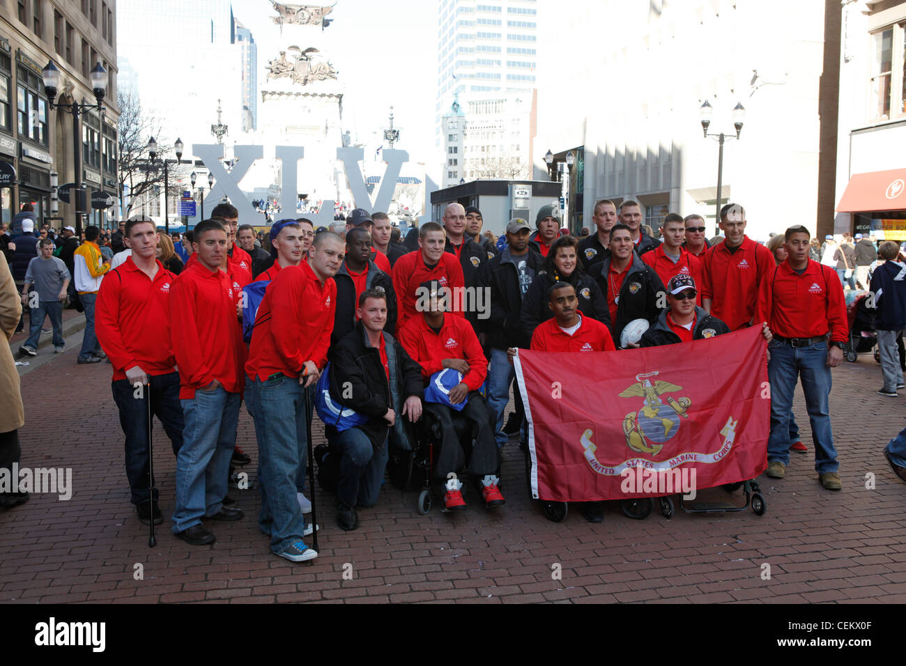 Group photo of marines hi-res stock photography and images - Alamy