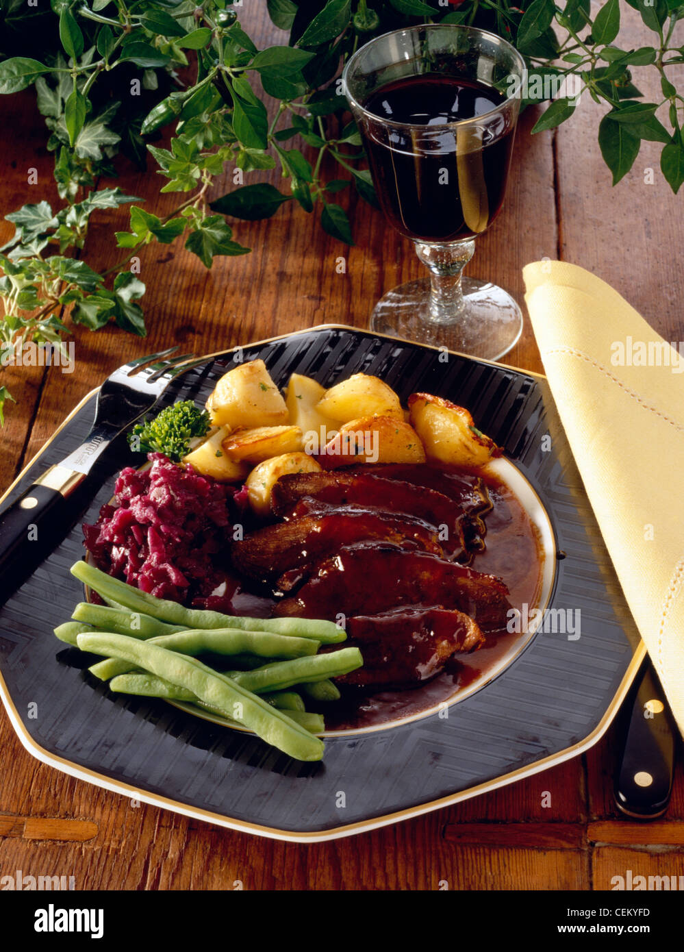 Poultry that is chicken, of course, but also turkey and pheasant, goose ...