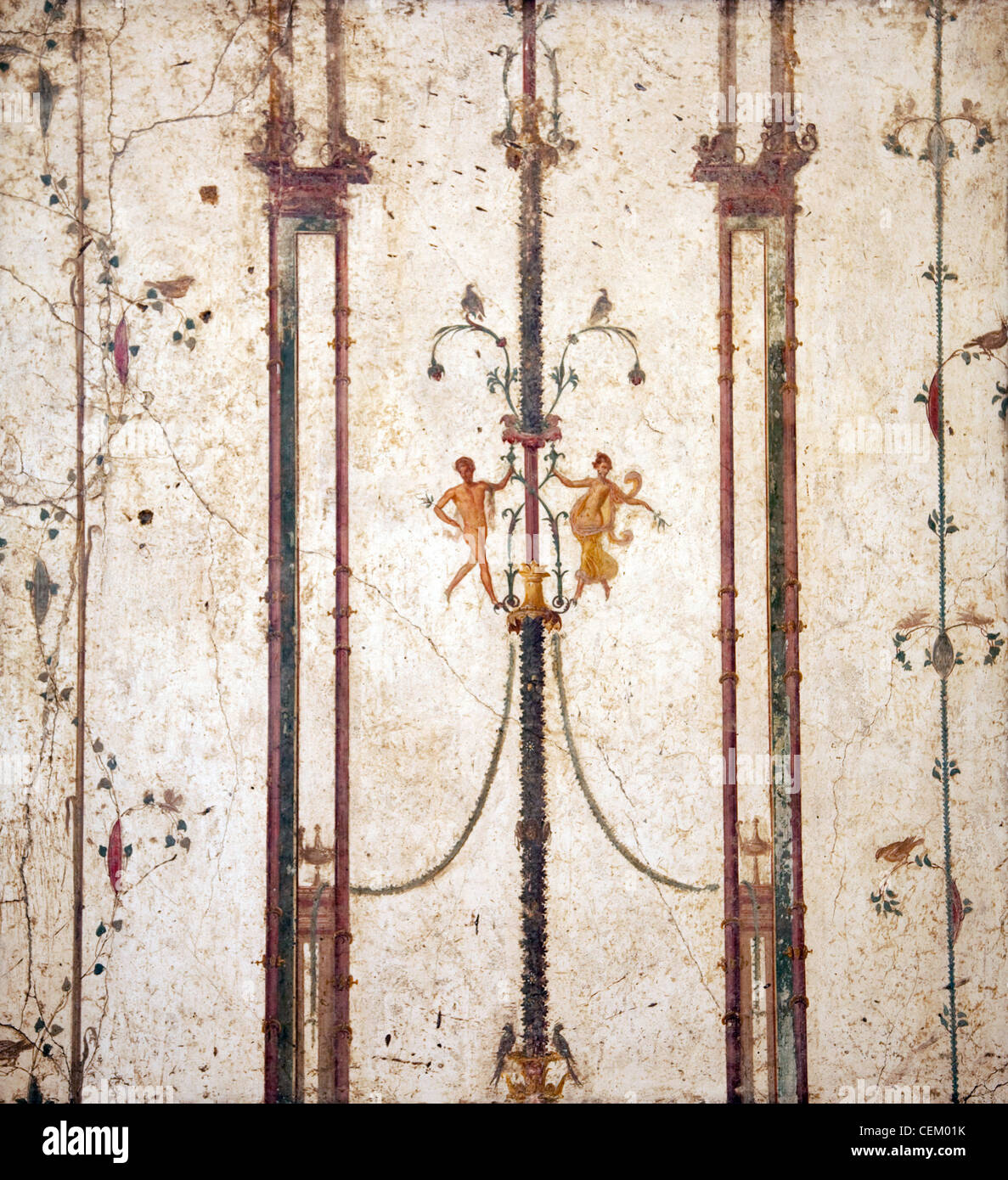 Italy, Naples, Naples Museum, from the Villa of Arianna in Stabiae ...