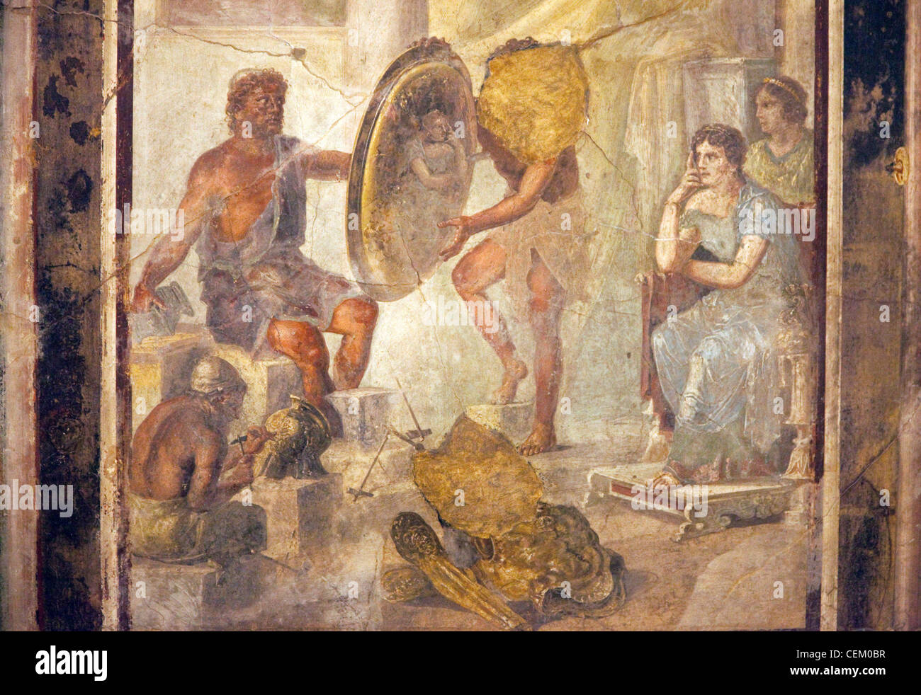 Italy naples naples museum pompeii house ix 1 hi-res stock photography ...