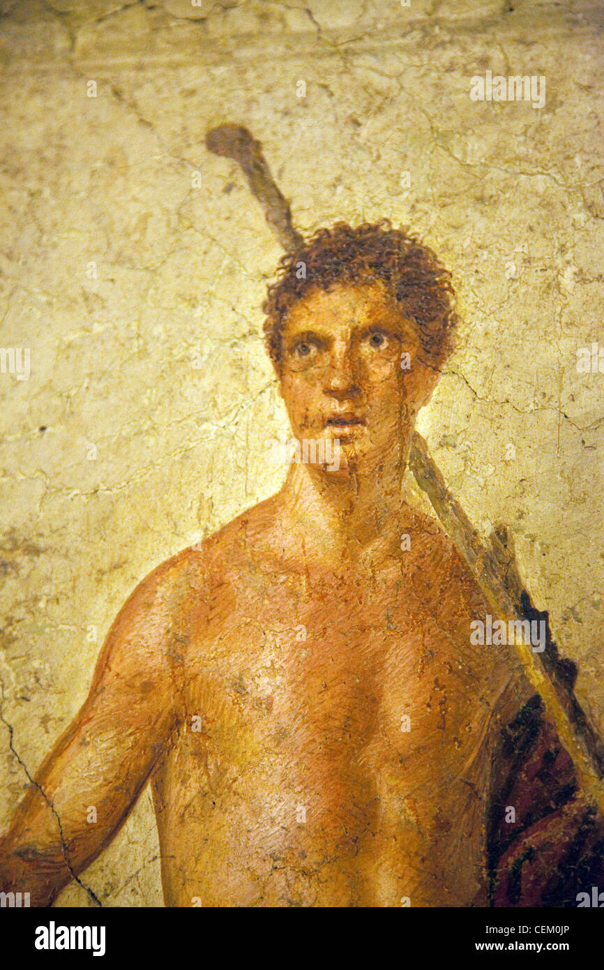 Italy, Naples, Naples Museum, from Pompeii, House of Gavius Rufus (VII ...