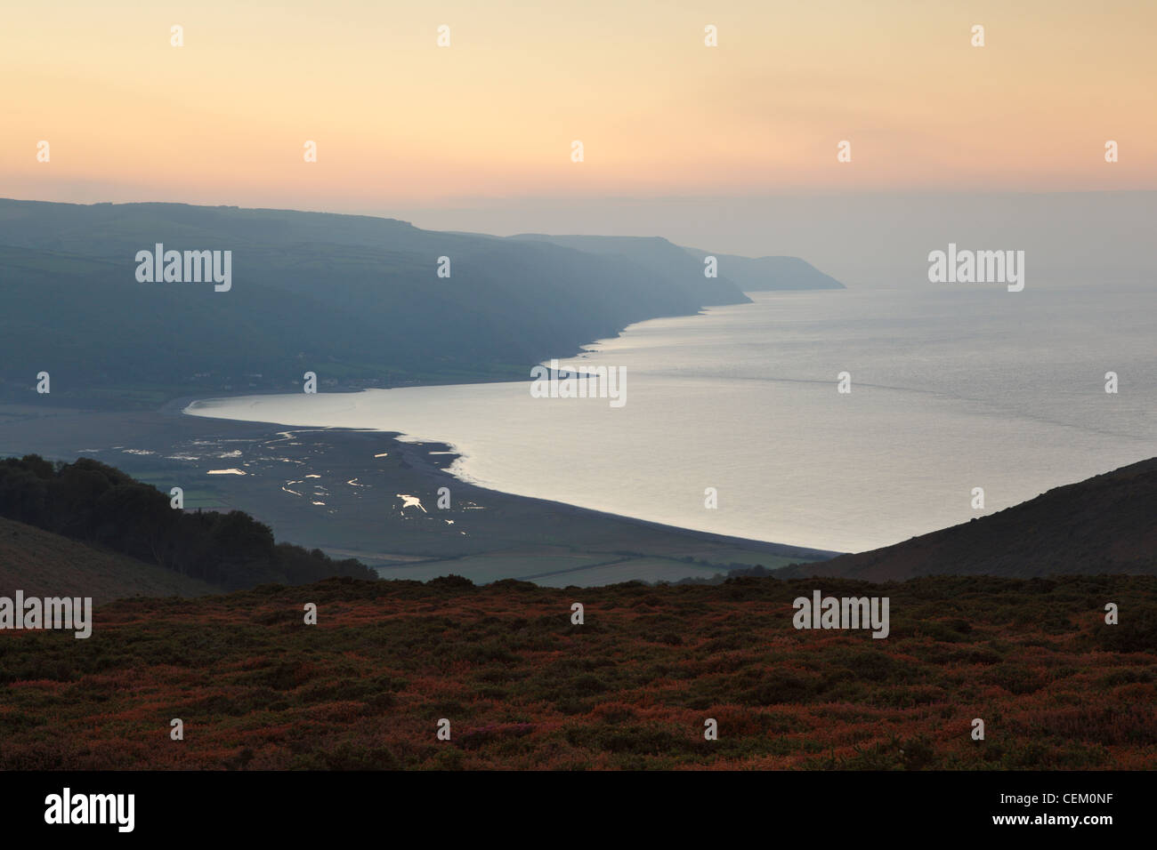 Porlock bay porlock somerset england hi-res stock photography and ...