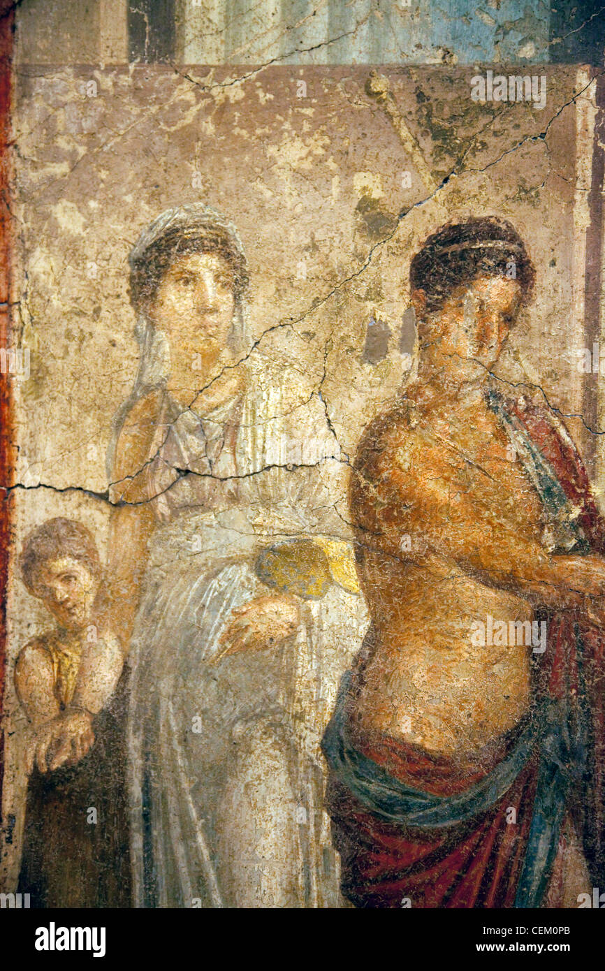 Italy, Naples, Naples Museum, The Centaur at the Wedding of Pirithous ...