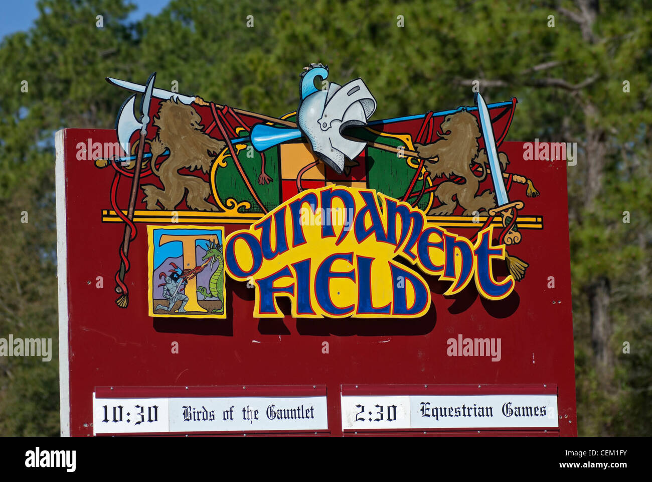 The annual Hoggetowne Medieval Faire in Gainesville Florida Stock Photo ...