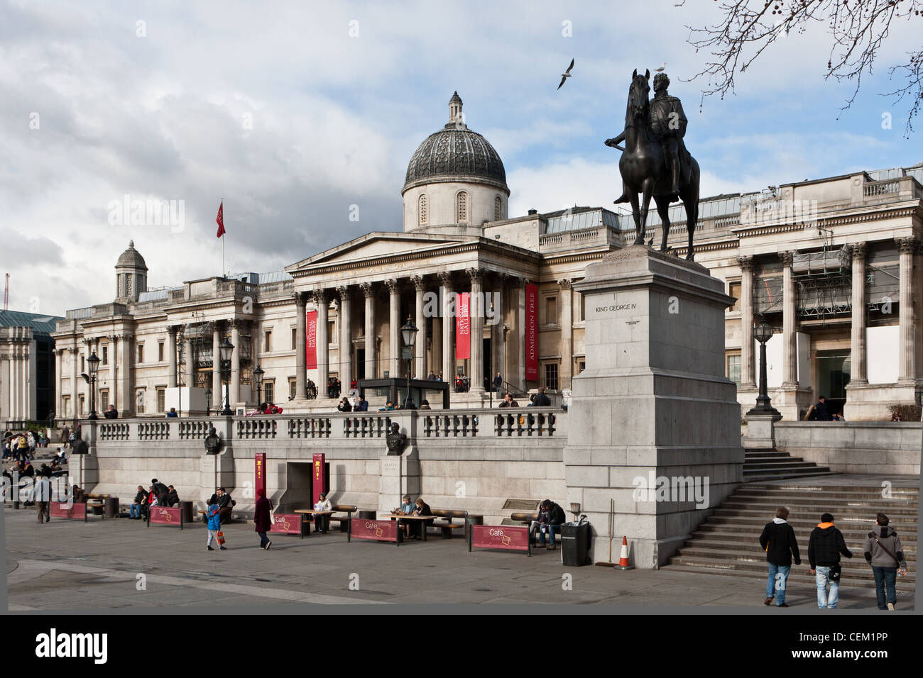 The National Gallery, Trafalgar Square, London Stock Photo - Alamy