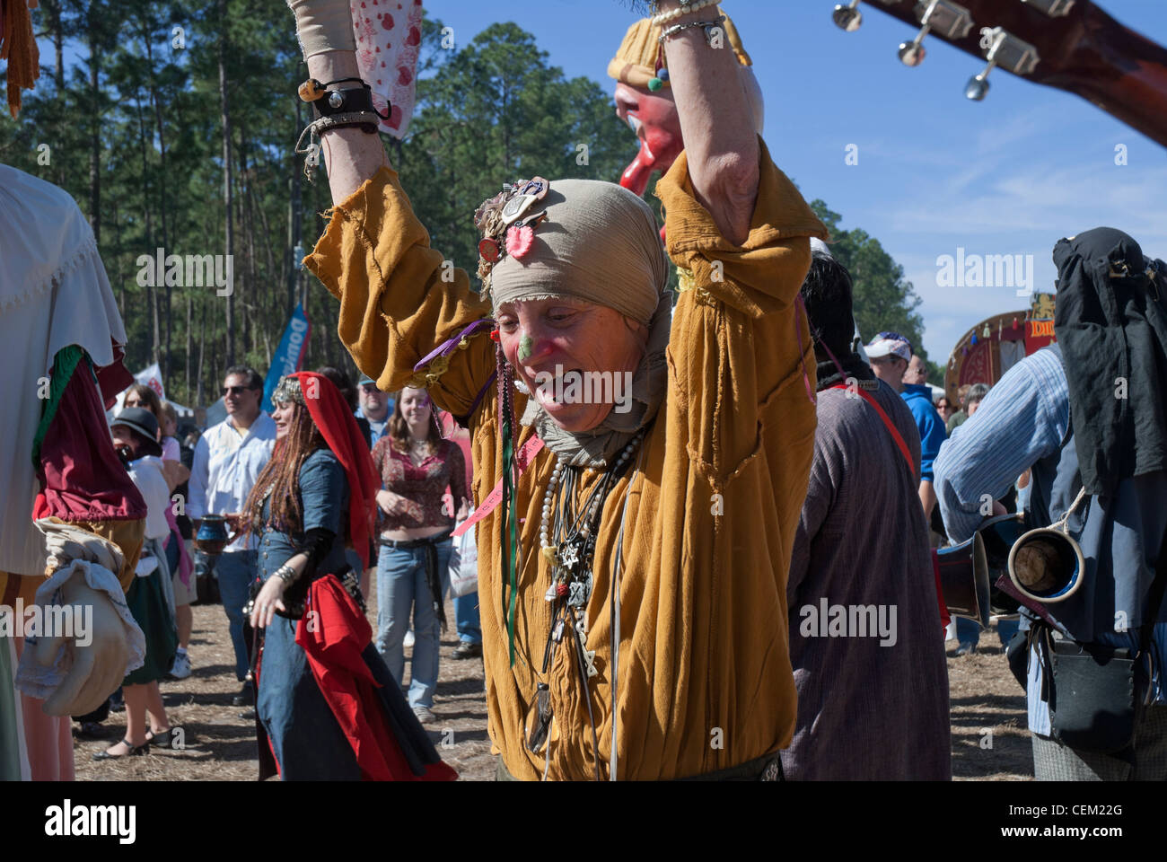 The annual Hoggetowne Medieval Faire in Gainesville Florida Stock Photo ...