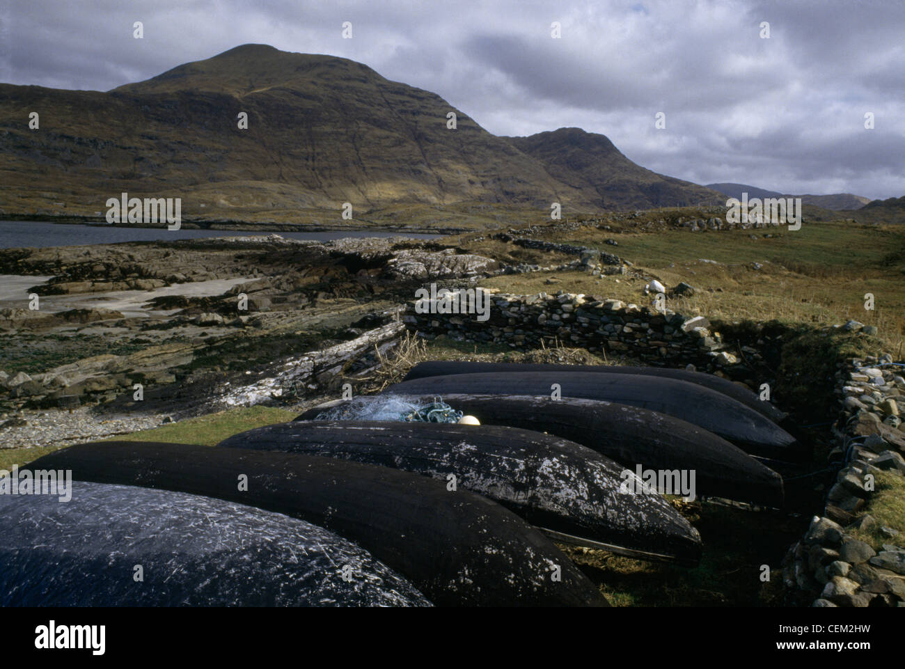 Currach boat galway hi-res stock photography and images - Alamy
