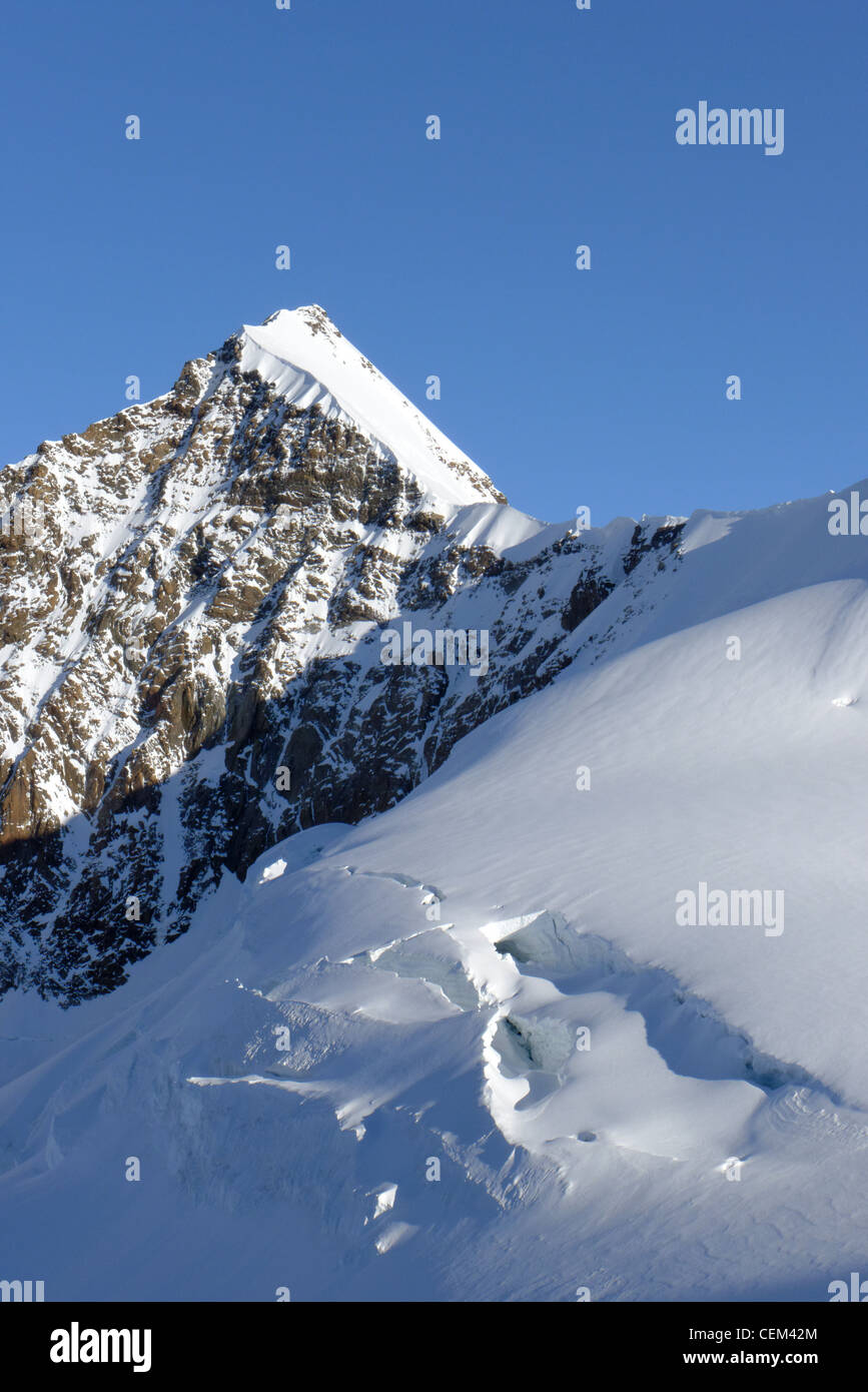 Lyskamm in the Monte Rosa massif Switzerland Stock Photo - Alamy