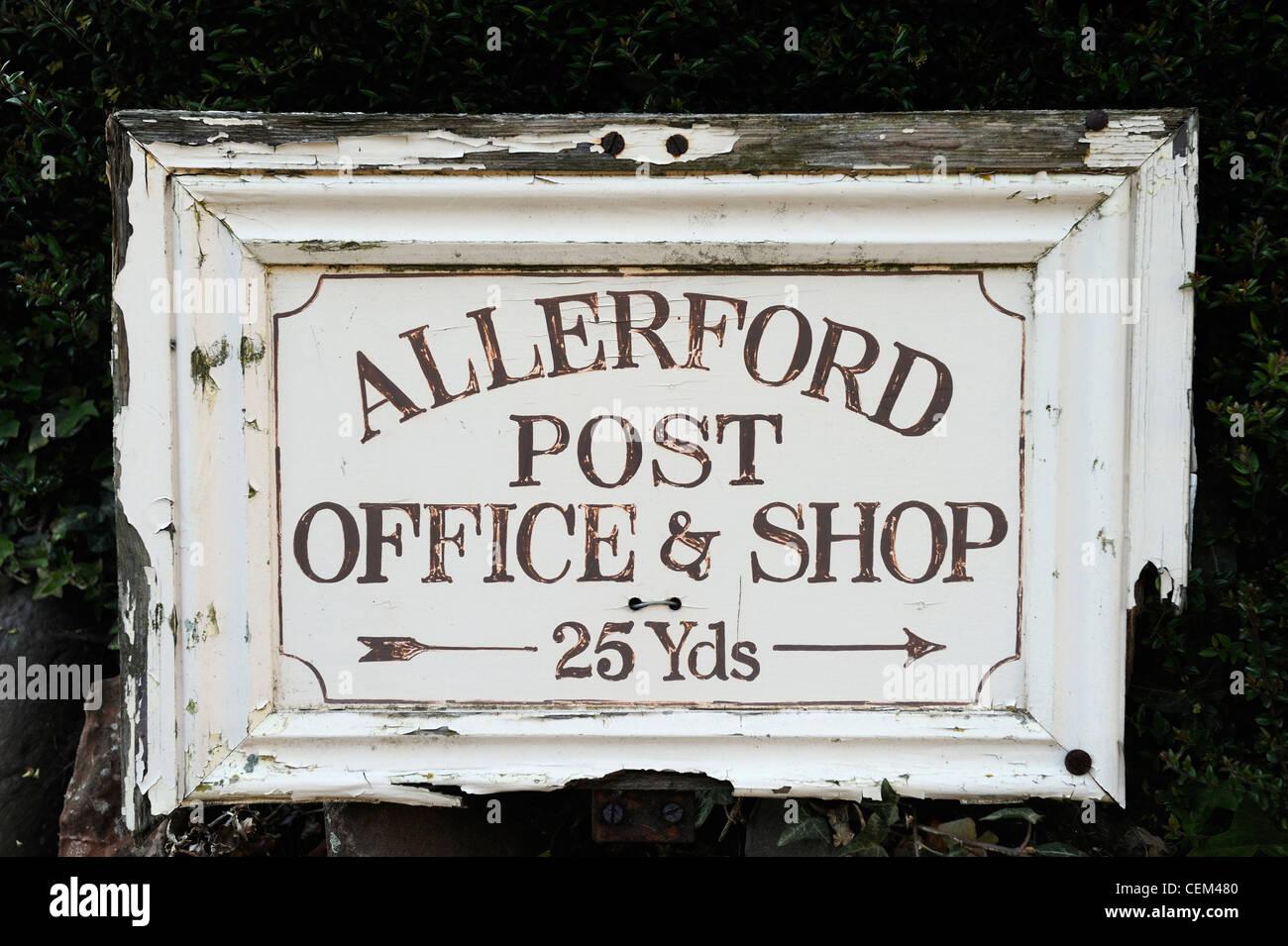 Old post office sign hi-res stock photography and images - Alamy