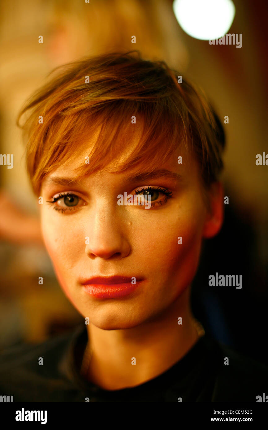 Vivienne Westwood Backstage London Ready to Wear Autumn Win Stock Photo ...