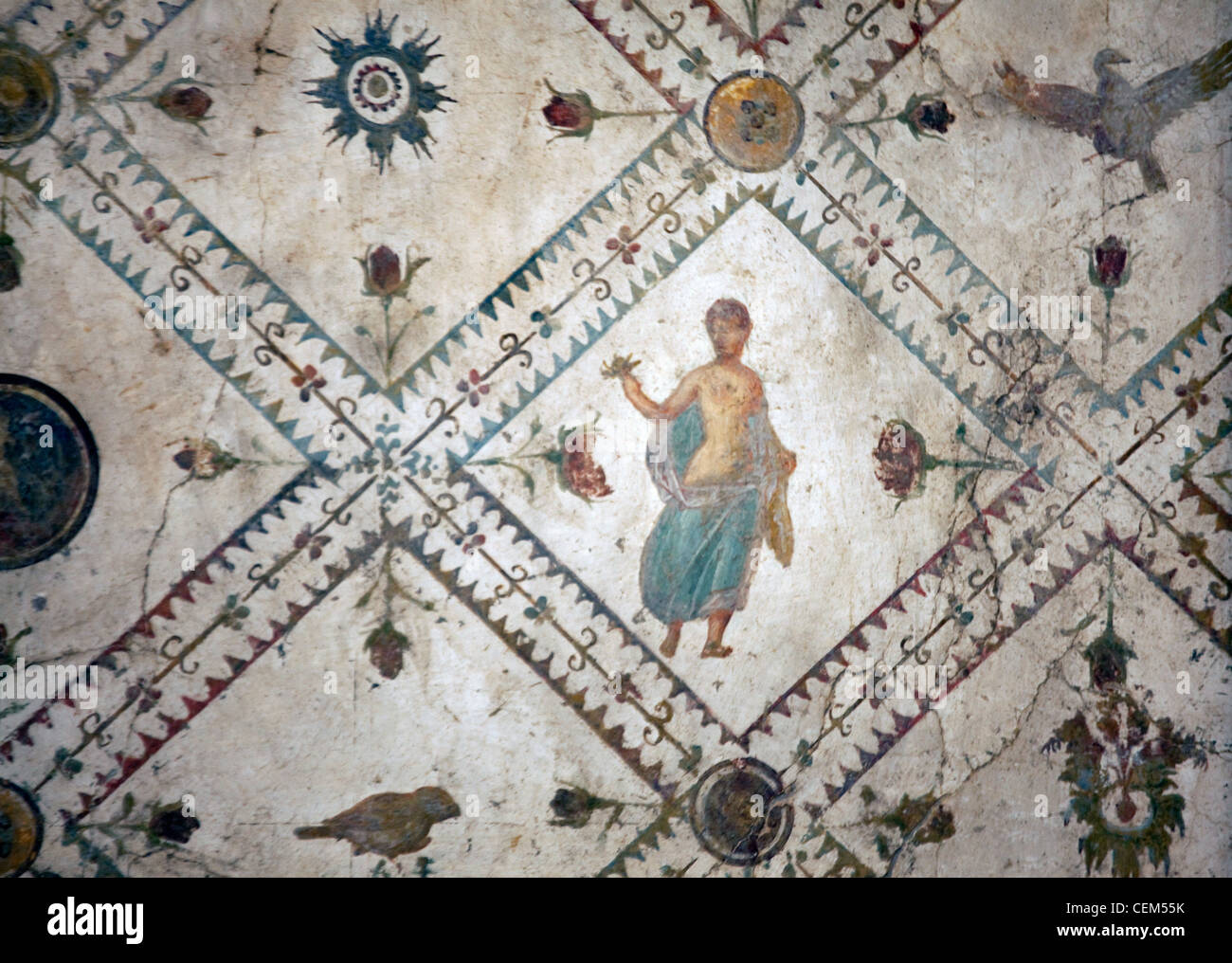 Italy, Naples, Naples Museum, from the Villa of Arianna in Stabiae ...